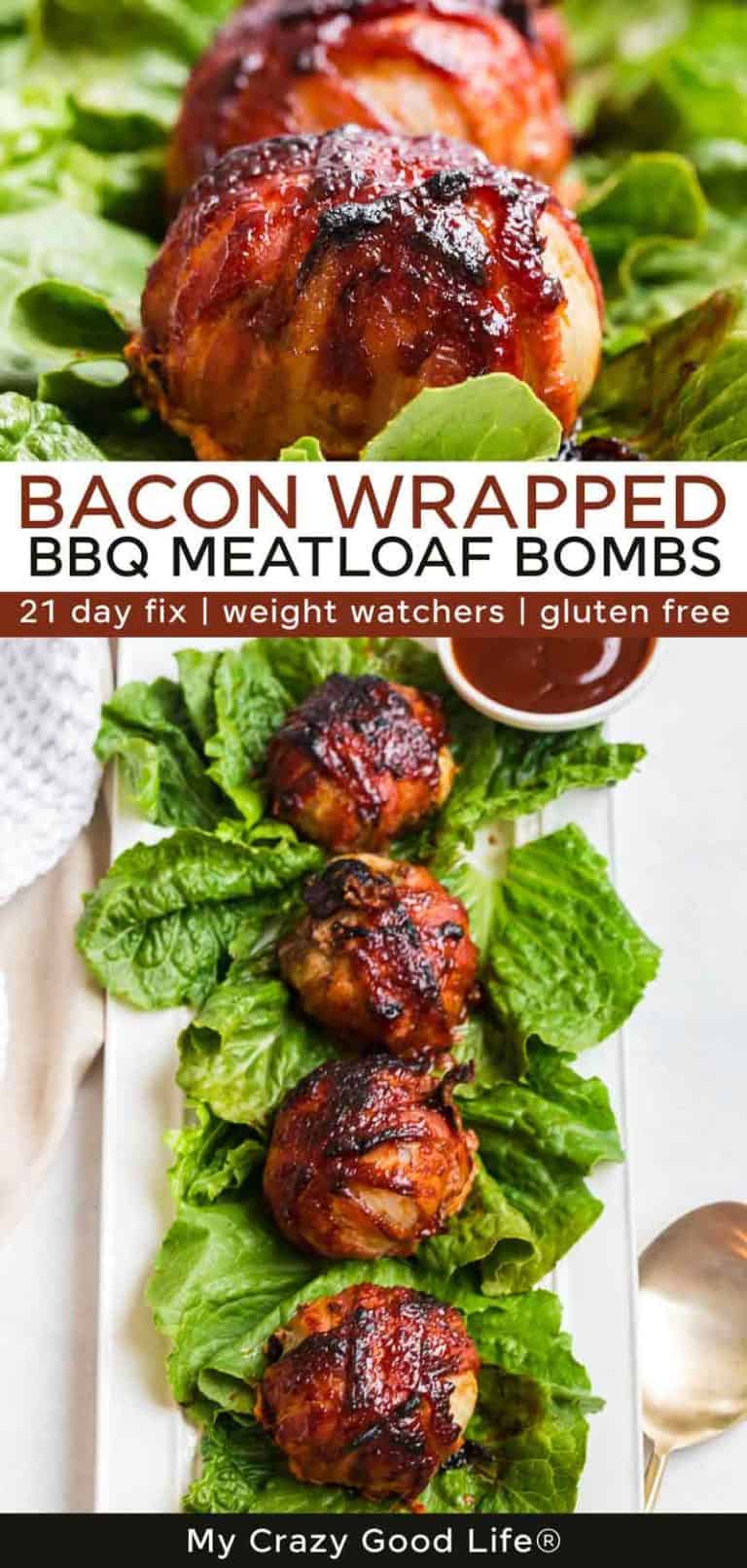 Bacon Wrapped BBQ Meatloaf Bombs: My Crazy Good Life