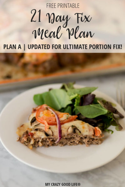 21 Day Fix Meal Plan A | Eating Plan A 1,200-1,499 Calories | My Crazy ...