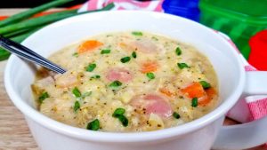 Hearty Vegetable Chowder Recipe : Creamy Vegetable Soup