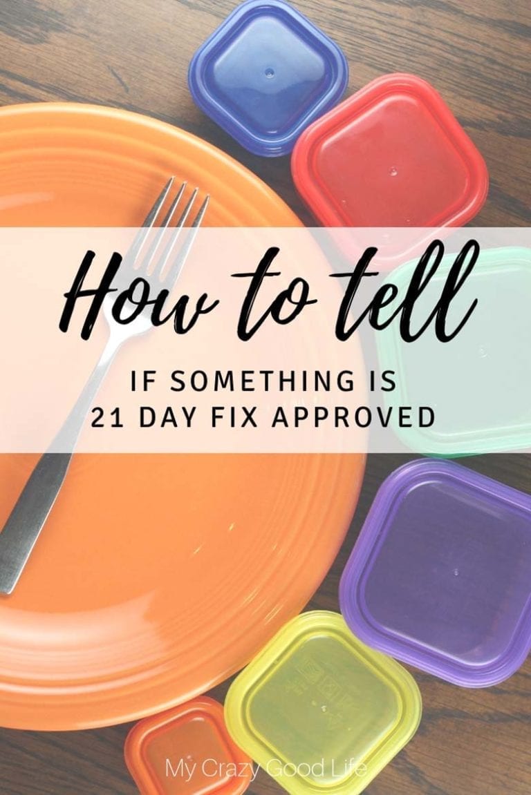 How to tell if something is 21 Day Fix approved