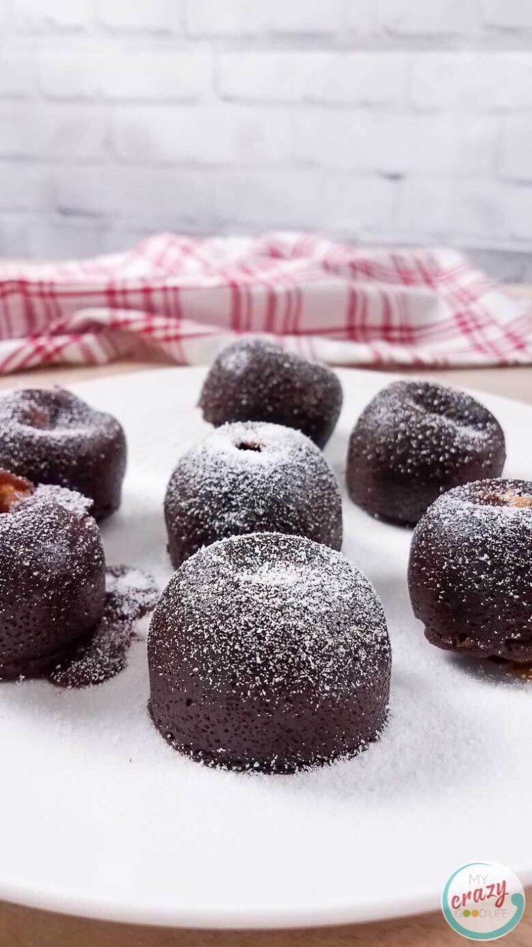 Peanut Butter Lava Cake Recipe in Egg Bite Molds | My Crazy Good Life