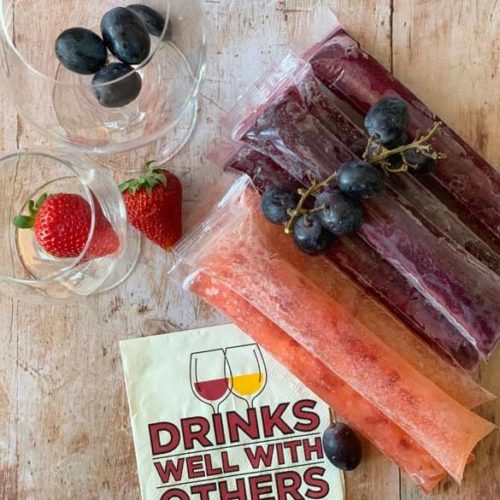 Wine Popsicle Recipe | Red and White : My Crazy Good Life
