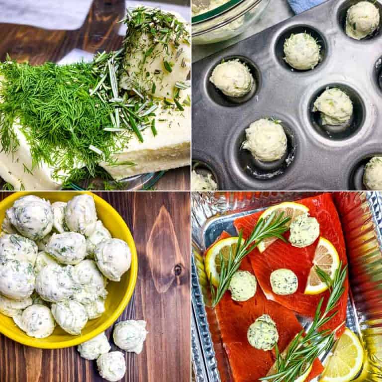 Dill and Rosemary Compound Butter for Fish : My Crazy Good Life