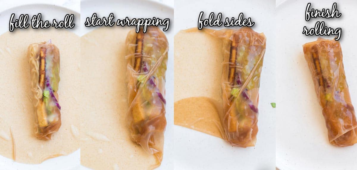 Fresh Veggie Spring Rolls with Easy Peanut Sauce : My Crazy Good Life