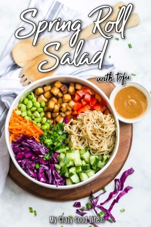 Spring Roll Salad Recipe : My Crazy Good Life