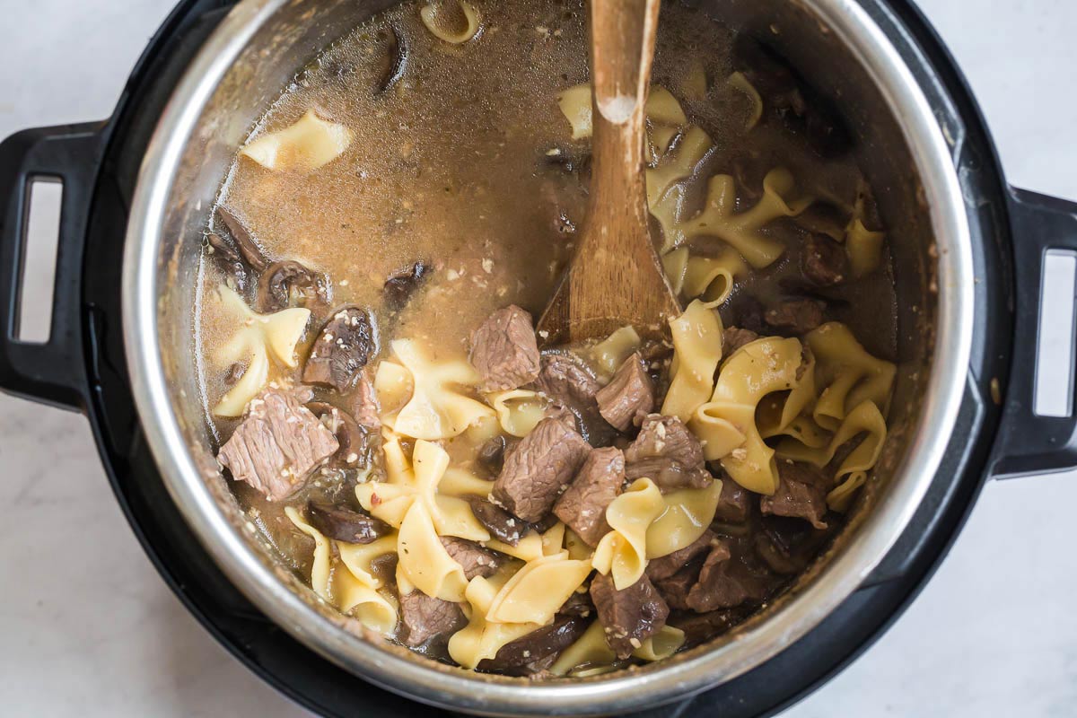 Healthy Beef Stroganoff: My Crazy Good Life