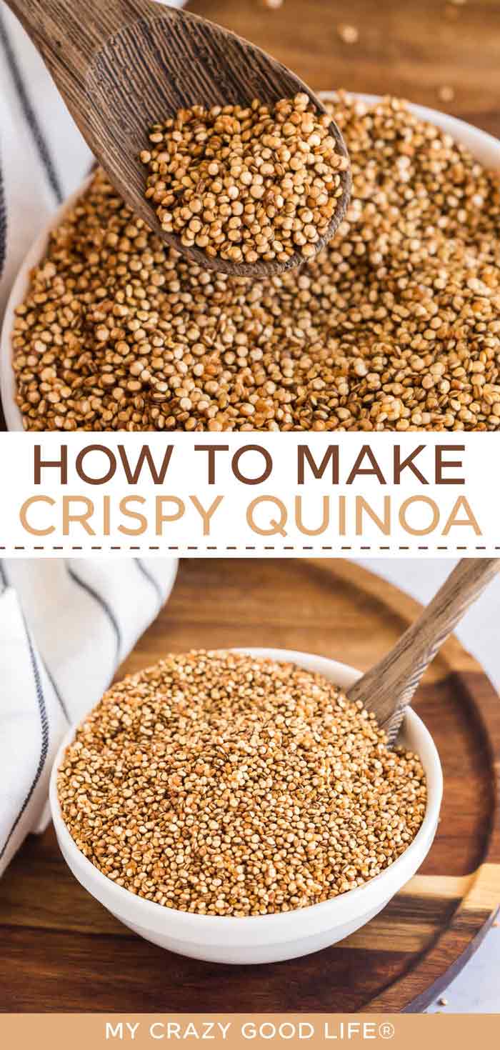 How to Make Crispy Quinoa : My Crazy Good Life